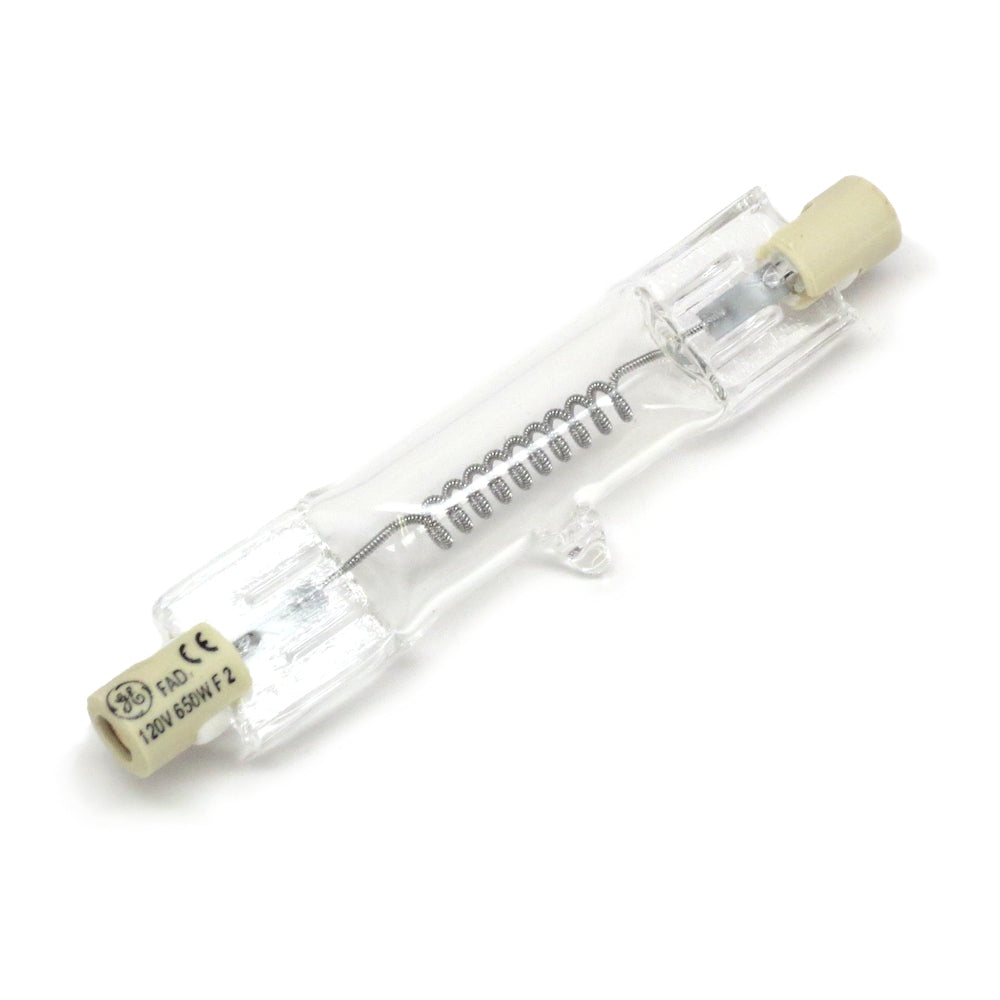 30325 GE FAD 650W 120V R7s T4 Clear Halogen Lamp